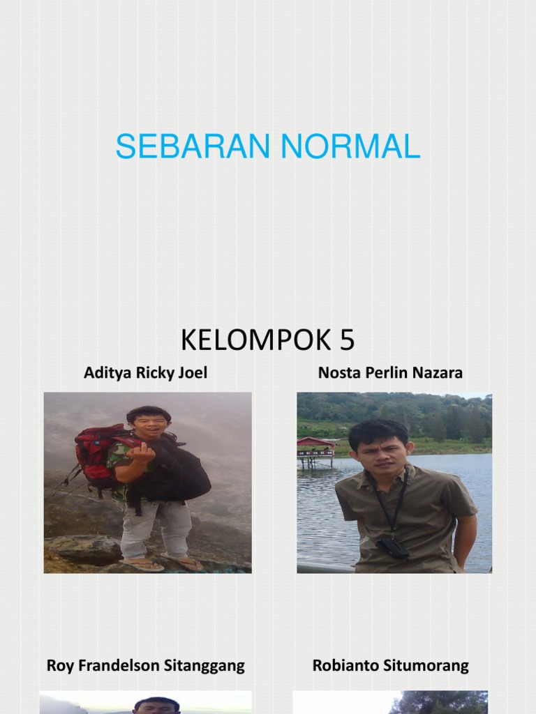 Analisis Sebaran Normal Data Statistik | PDF