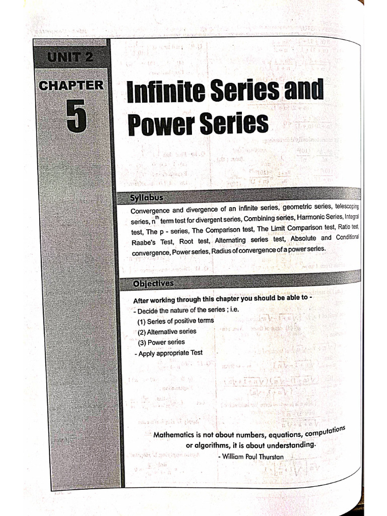 Infinite Series and Power Series | PDF