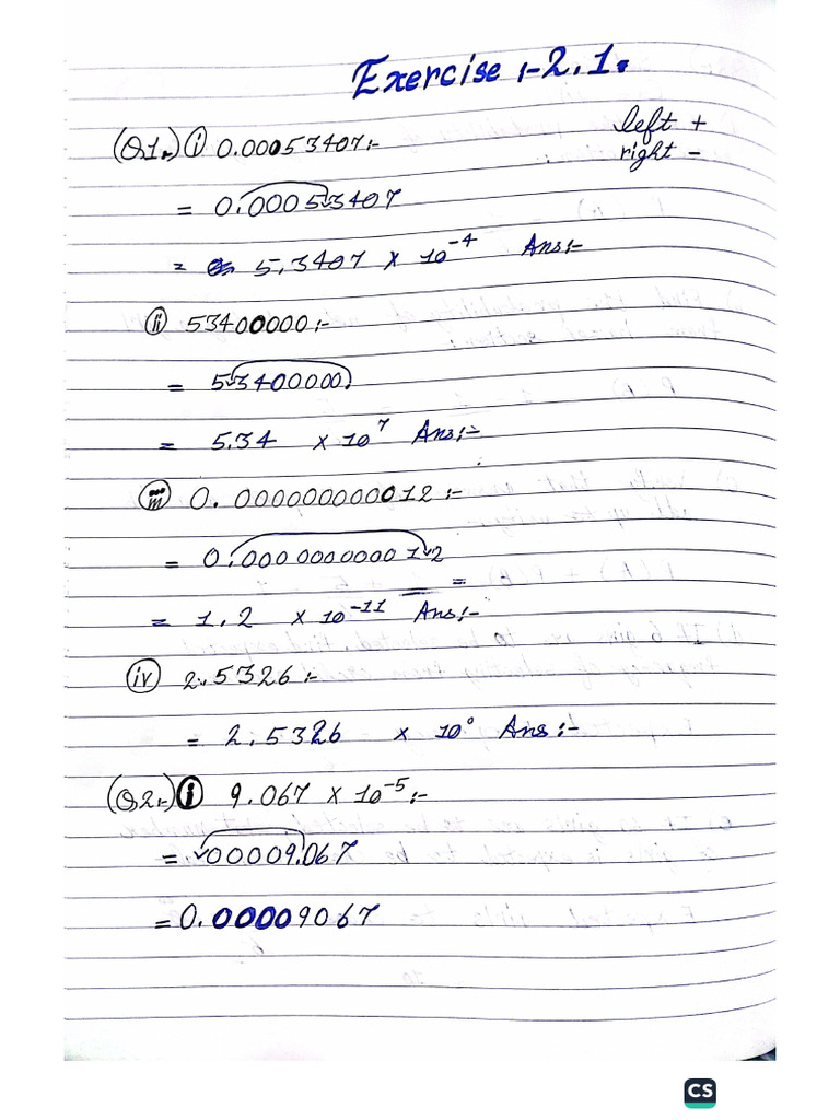 Mathematics Chapter#2 Exercise 2.1 | PDF