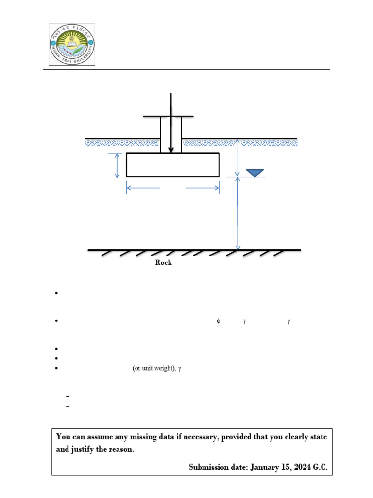 Geotechnical Engineering Design-I Mini Project | PDF