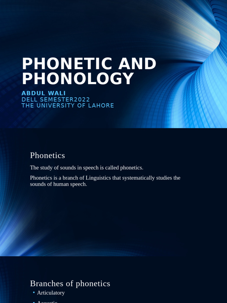 Phonetics and Phonology | PDF | Phonetics | Larynx