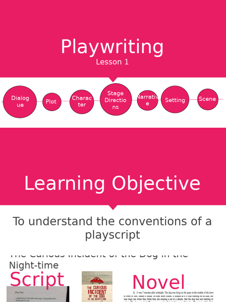 Scriptwriting SOW | PDF | Playwright
