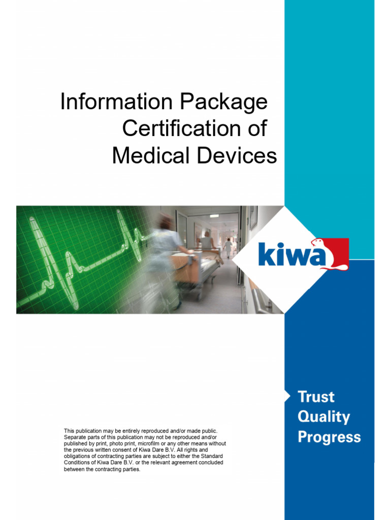 2008 Information Package Medical Devices Certification MDR - ISO13485 ...