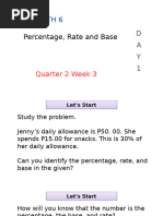 Understanding the Percentage Triangle | PDF | Percentage