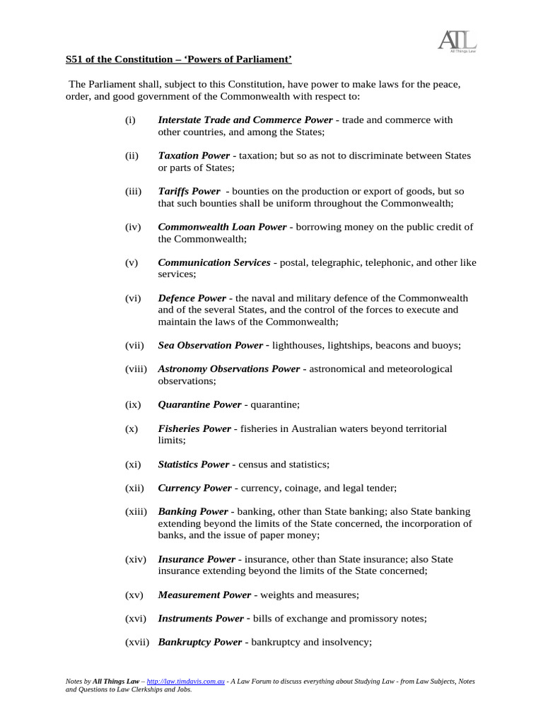 Constitutional Notes | PDF | Constitution | Parliament