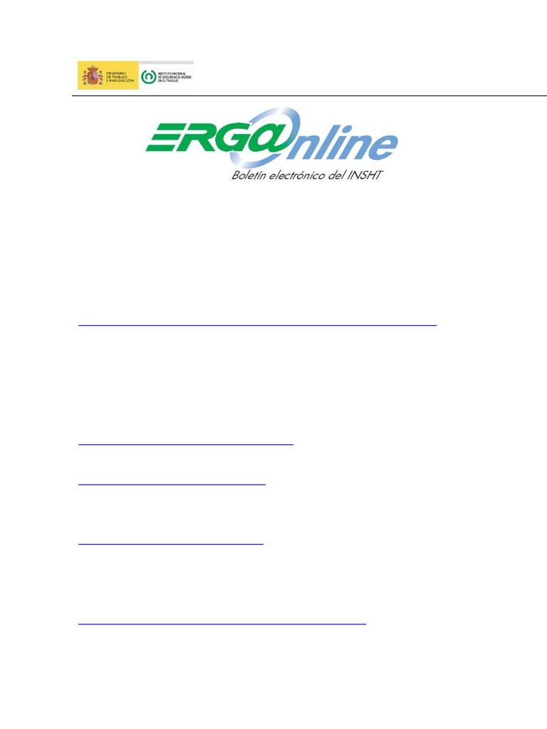 ERG@nlinen - 87 | PDF | Administración de Seguridad y Salud Ocupacional ...