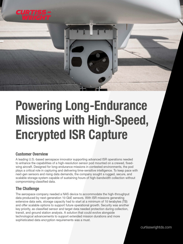 Secure 10GbE Storage for ISR Missions | PDF | Computer Data Storage ...