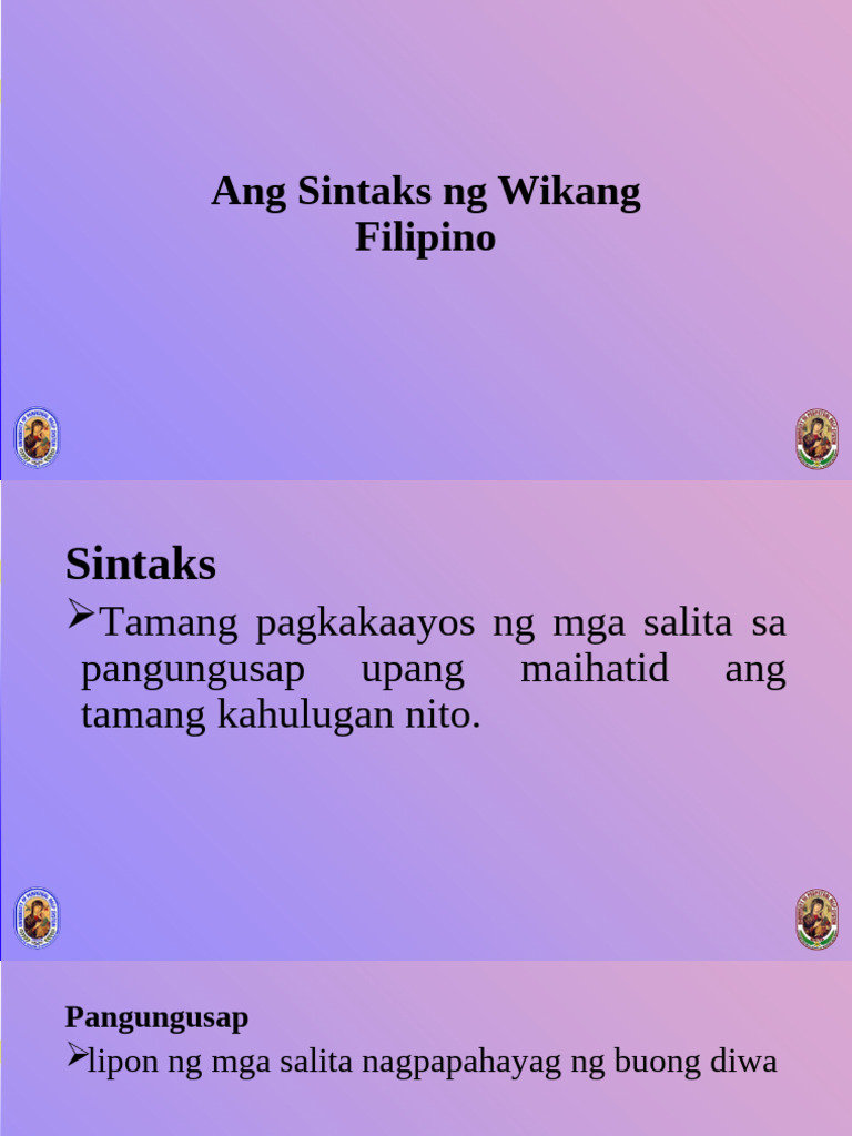 1 - Sintaks | PDF