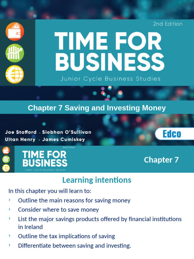 Saving and Investing Money Basics | PDF | Interest | Banks