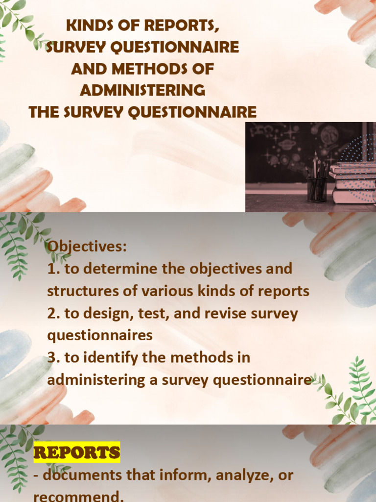 Writing a Report FINAL (2) | PDF | Survey Methodology | Data