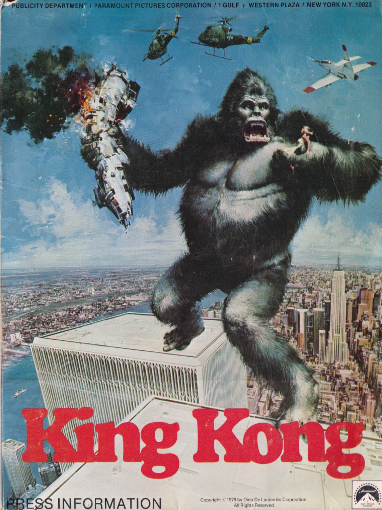 King Kong Paramount Press Information | PDF