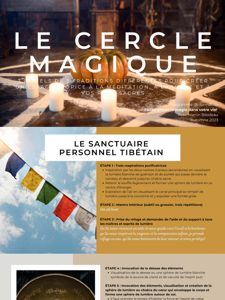 Programme MAGIE Le Cercle Magique | PDF
