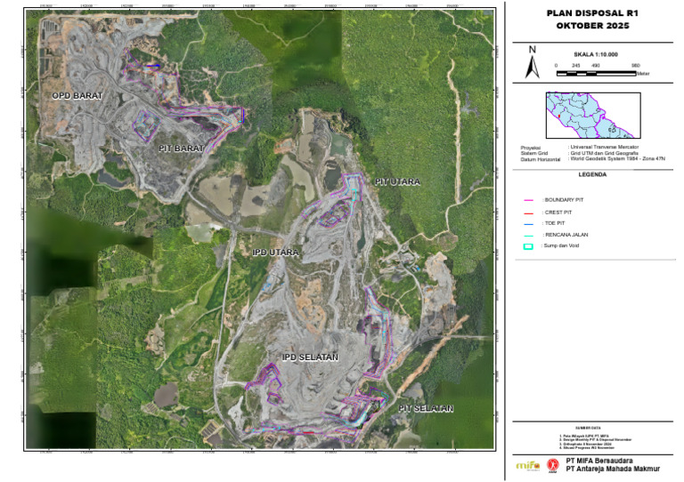 Plan Pit r1 Oktober 2025 | PDF | Geographical Technology | Geodesy