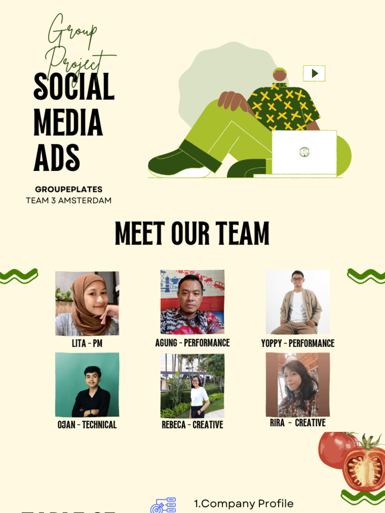 Contoh Group Project Social Media Ads | PDF