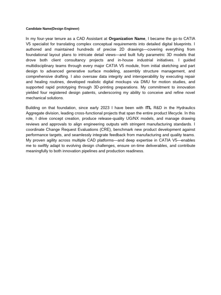 Role Description - Shared Services | PDF