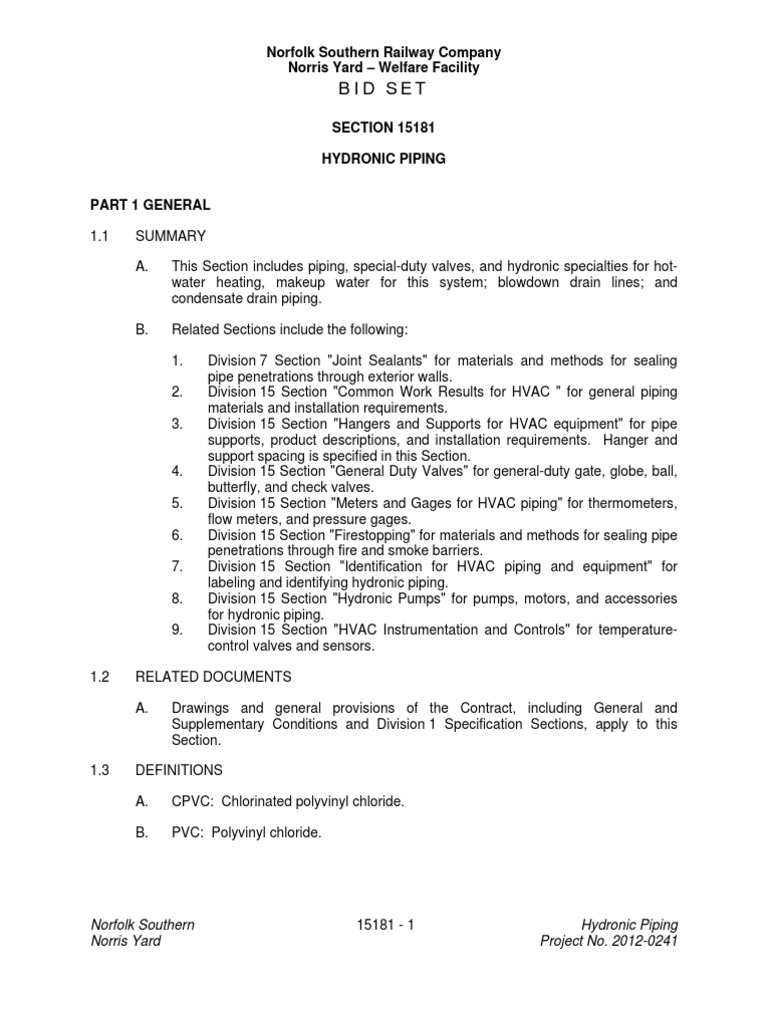 Hydronic Piping | PDF | Pipe (Fluid Conveyance) | Valve