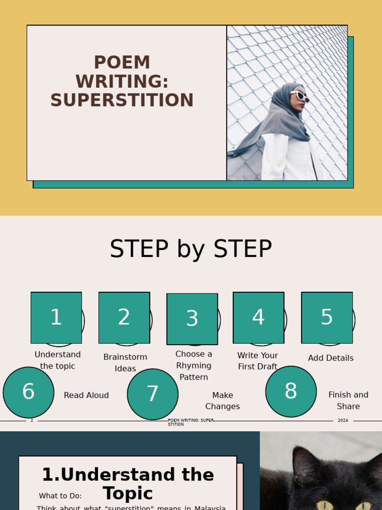 Step-by-Step Guide to Writing Superstition Poems | PDF