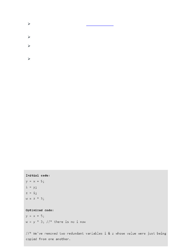 10.peephole Optimization in Compiler Design | PDF | Program ...