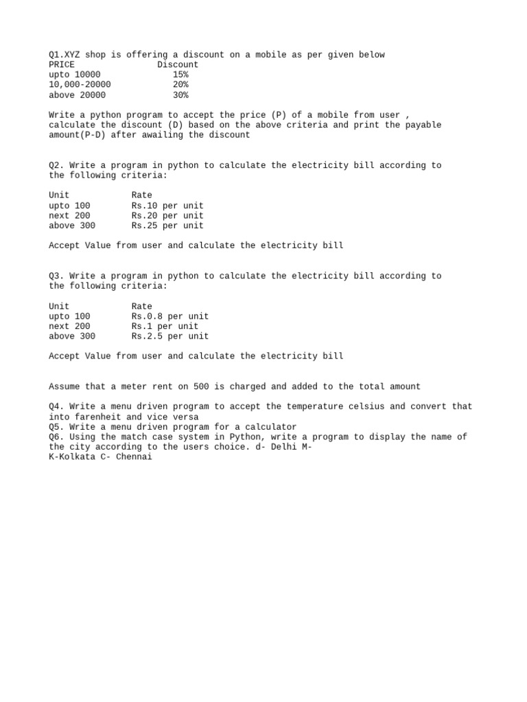 Python Question | PDF