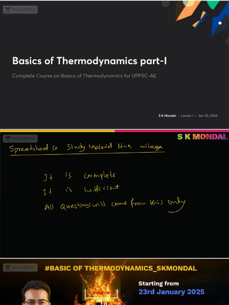Basics of Thermodynamics Complete | PDF