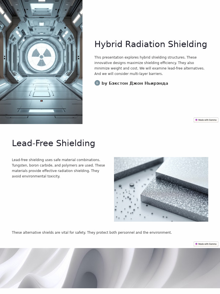 Hybrid Radiation Shielding | PDF