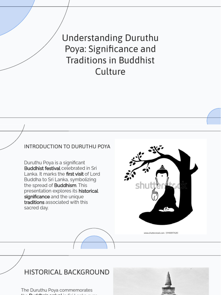 Slidesgo Understanding Duruthu Poya Significance and Traditions in ...
