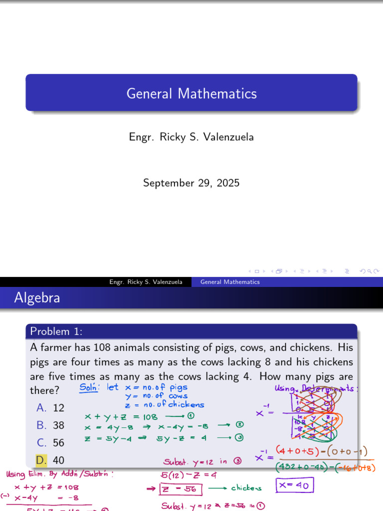 General Mathematics | PDF | Area | Circle