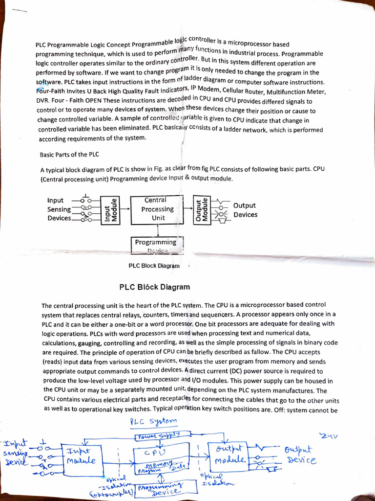 Understanding PLC Basics and Components | PDF | Programmable Logic ...