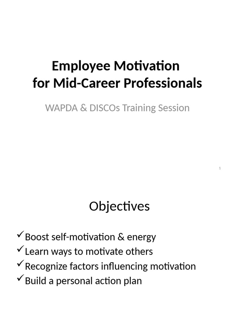 20 - Employee - Motivation - Training | PDF | Motivational | Motivation