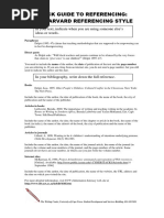 Referencing Guide for UNISA Assignments | PDF