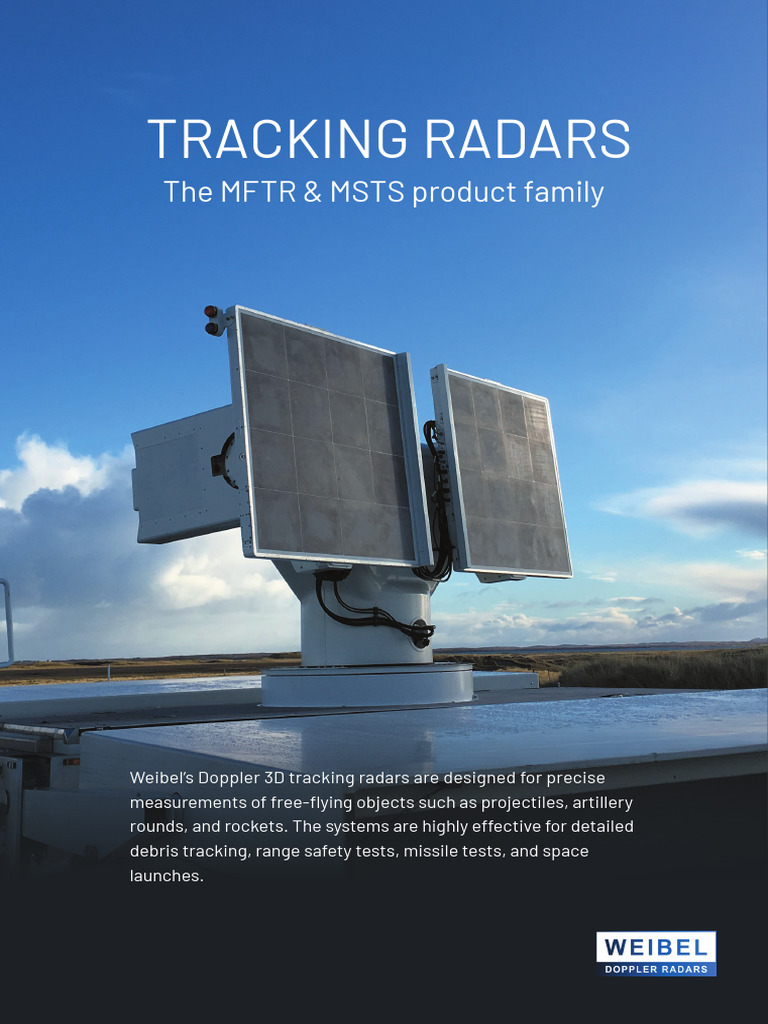 2025 Multifold Tracking Radars Brochure | PDF | Radar | Military Technology