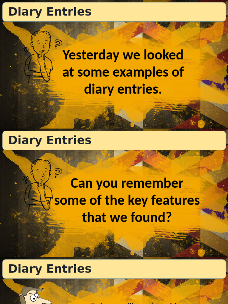 Diary Entries (Lesson 2) | PDF