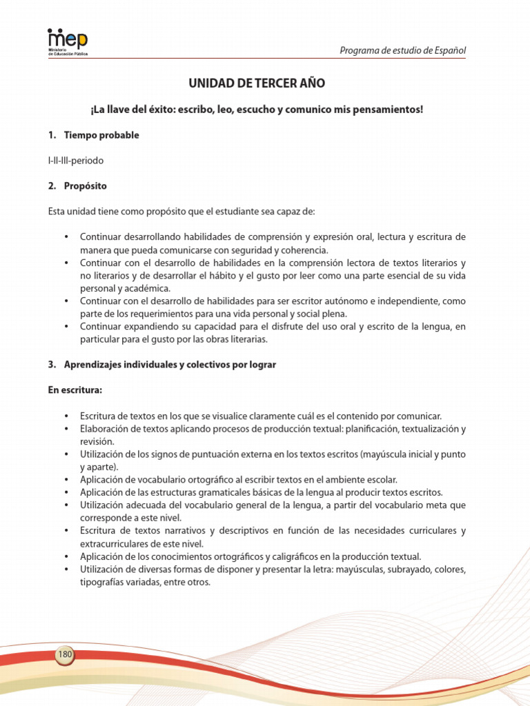 Español Pruebas Estandarizadas | PDF | Comprensión lectora | Palabra