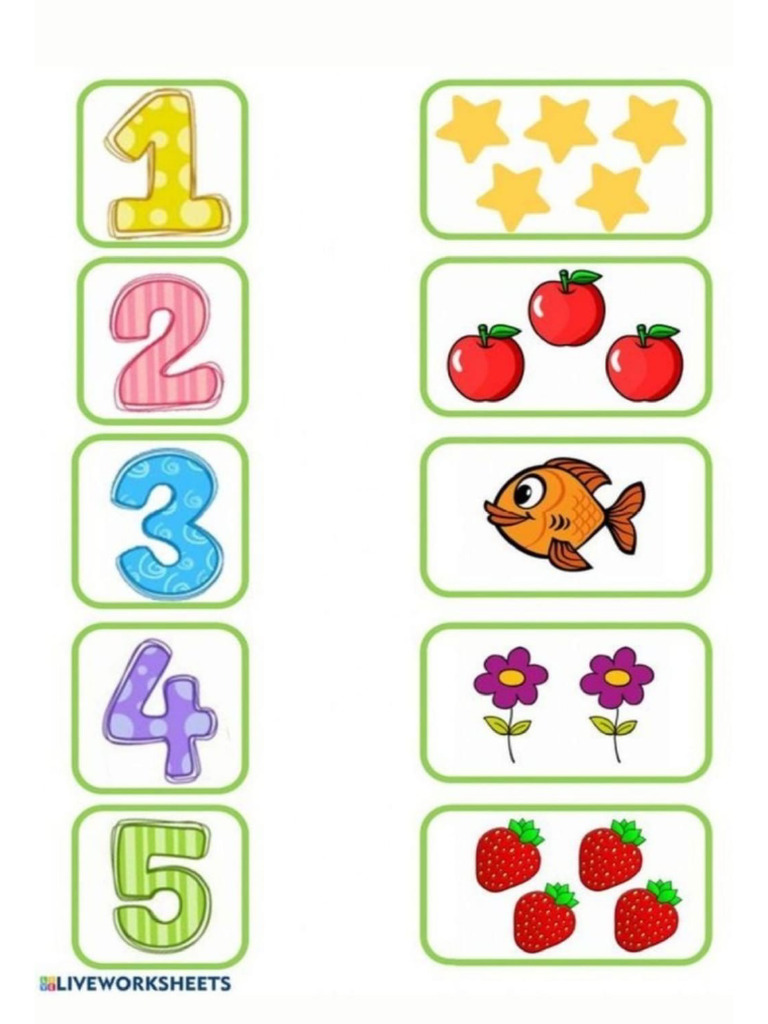 Nursery Maths Worksheet | PDF