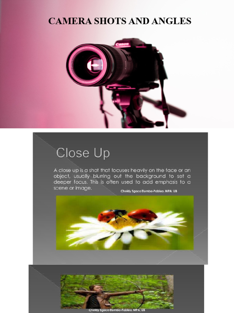 Week11 Camerashots | PDF