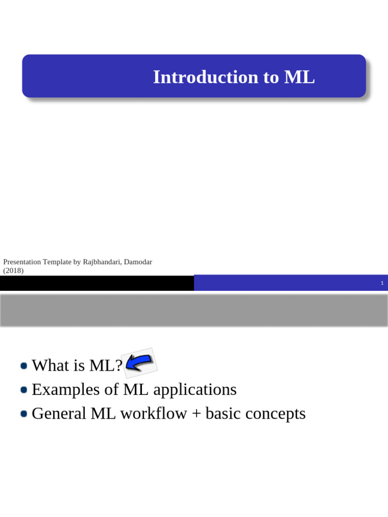 Lesson 4 - Introduction To ML | PDF | Machine Learning | Artificial ...