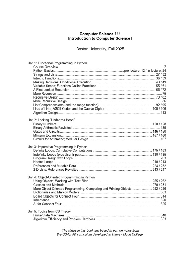 cs111 Coursepack | PDF | Boolean Data Type | Computer Programming