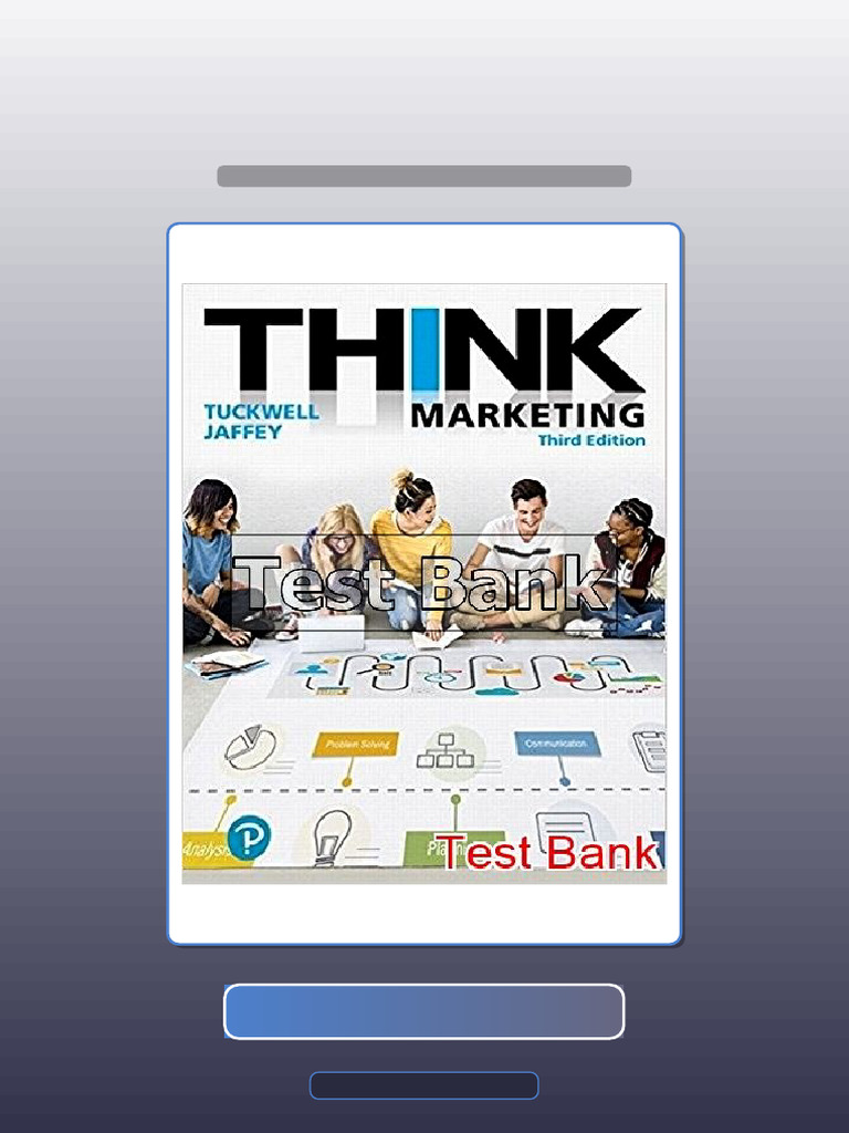 Get PDF of THINK Marketing 3rd Edition Tuckwell | PDF | Science