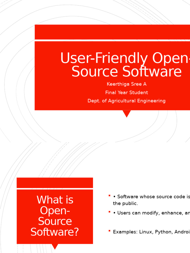 User Friendly Open Source Software | PDF