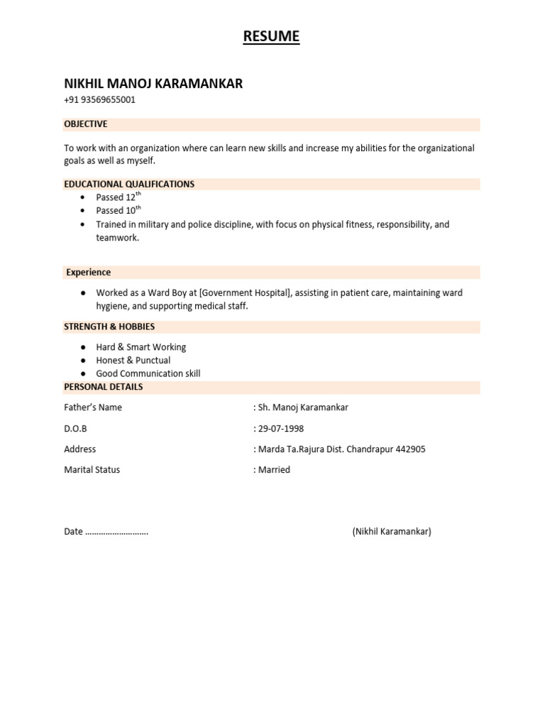 Nikhil Resume | PDF