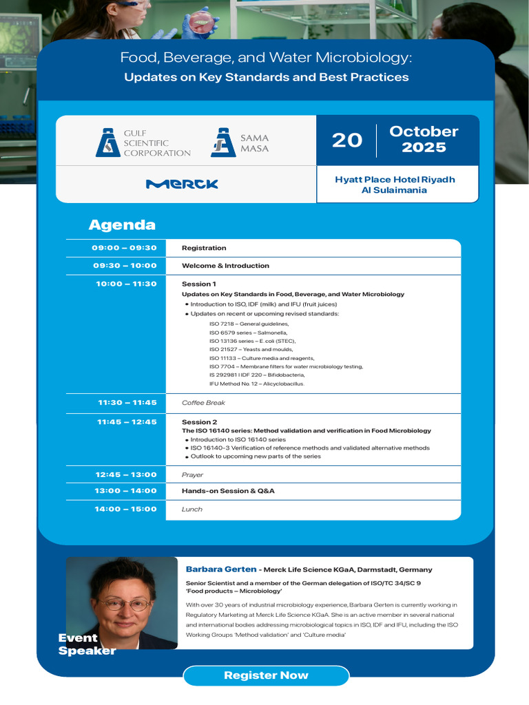 Merck Microbiological Workshop V5 | PDF | International Organization ...