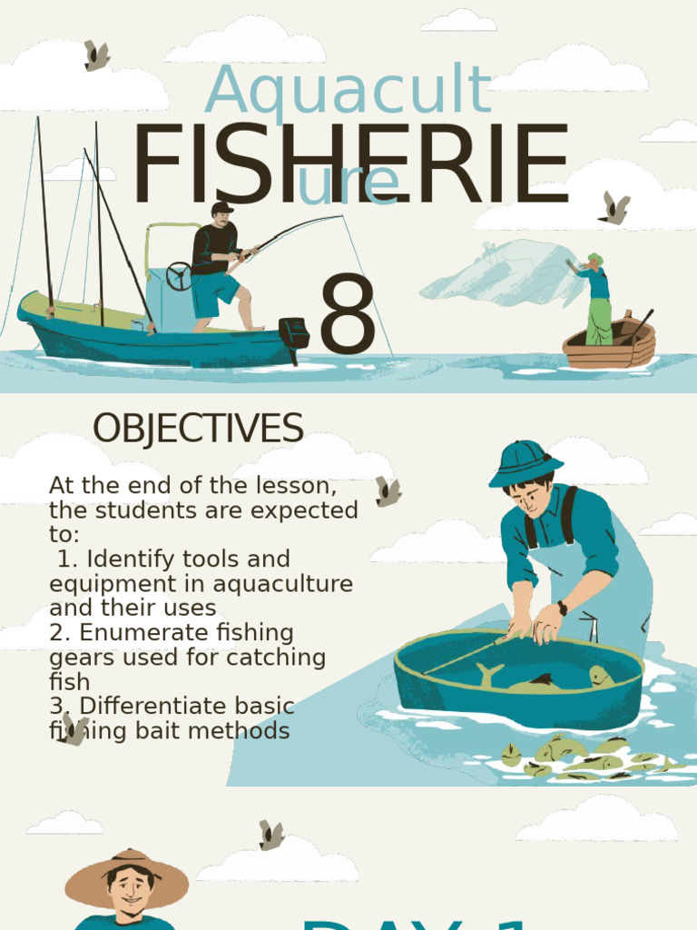 Aquacult Ure: Fisherie 8 | PDF | Aquaculture | Fishing Tackle