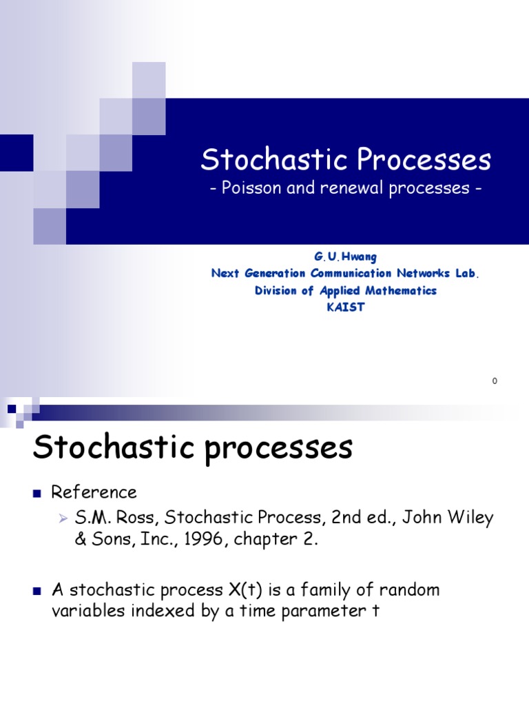 Stochastic Processes: - Poisson and Renewal Processes | PDF ...