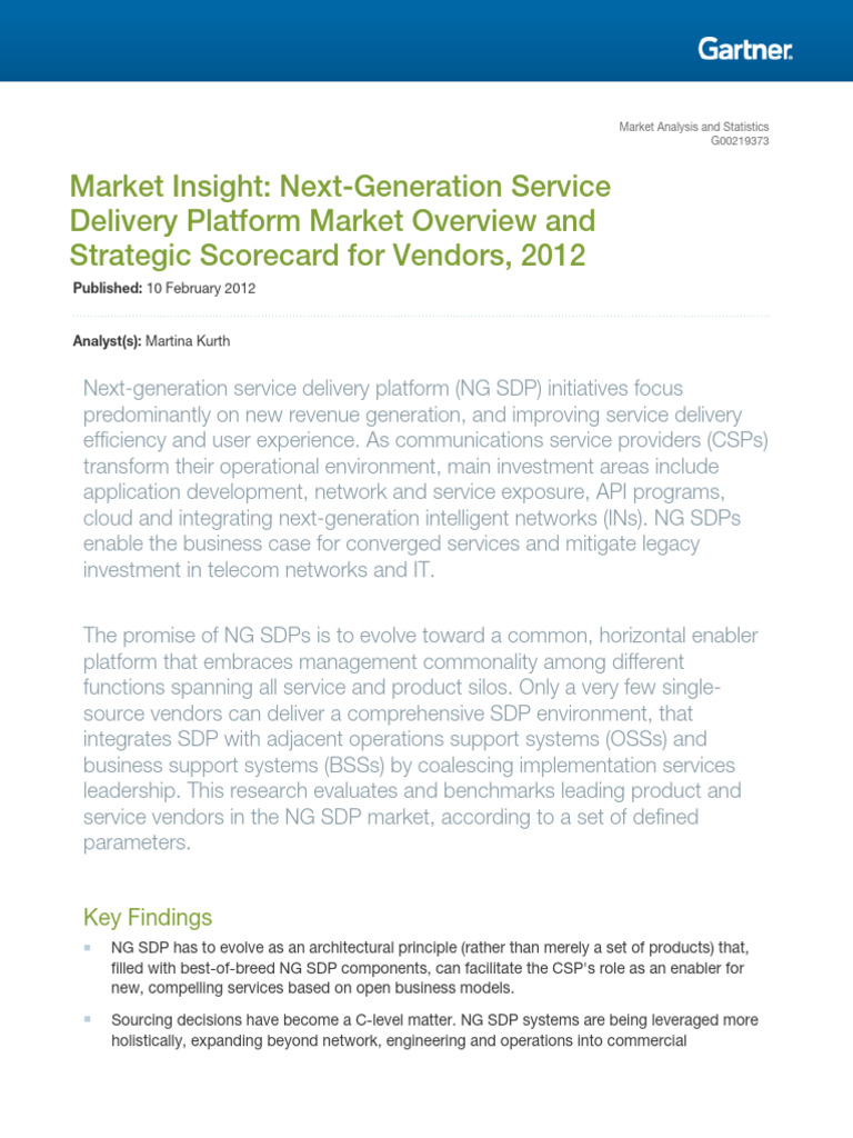 Gartner Market - Insight - Nextgeneratio - 219373 | PDF | Cloud ...