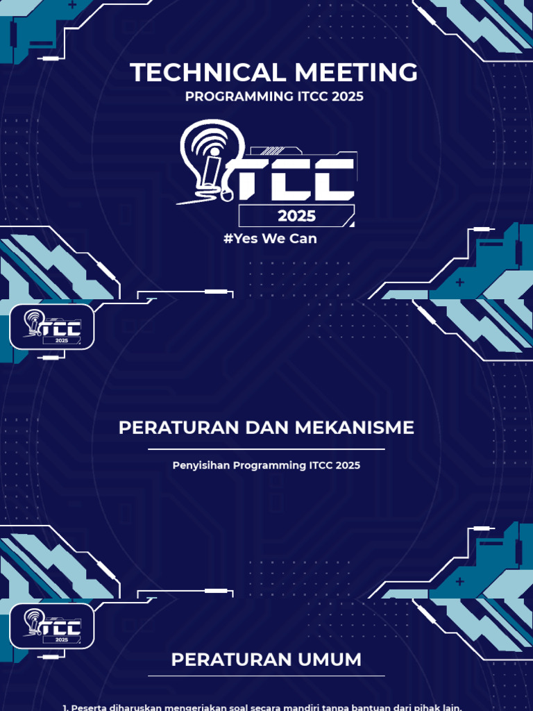Technical Meeting ITCC Programming 2025 | PDF