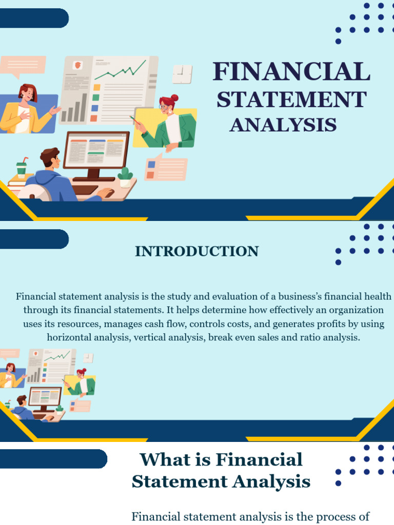 Report of Financial Statement Analysis | PDF | Financial Statement ...