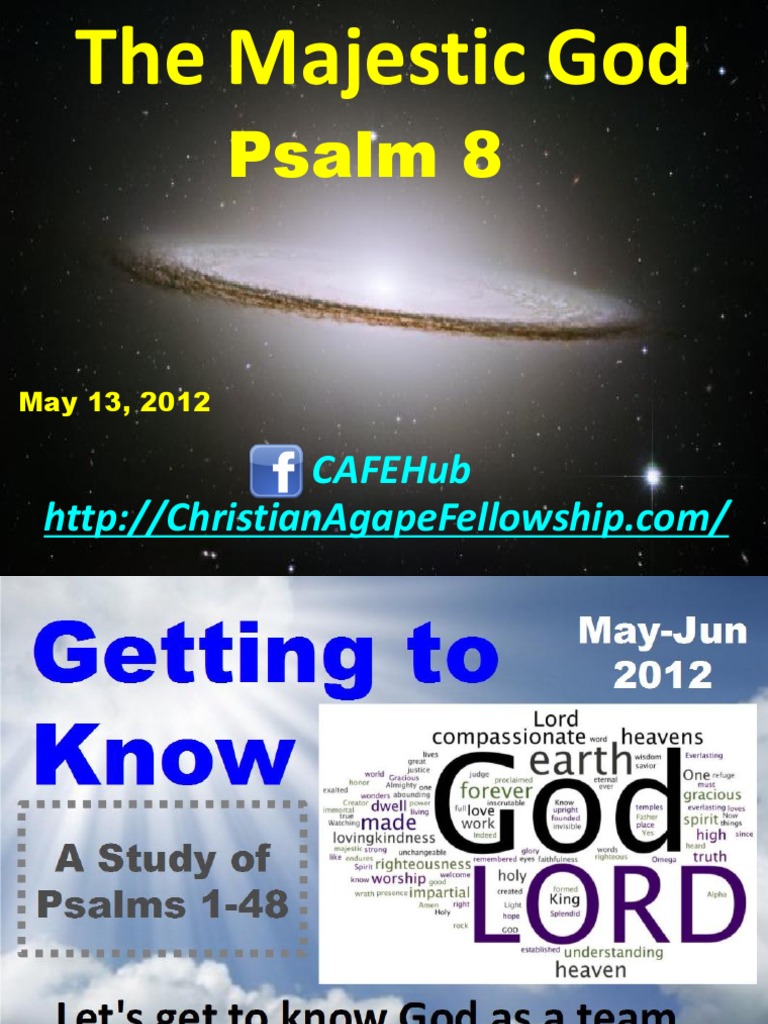 Psalm 8: The Majestic God | PDF | Names Of God In Judaism | Tetragrammaton