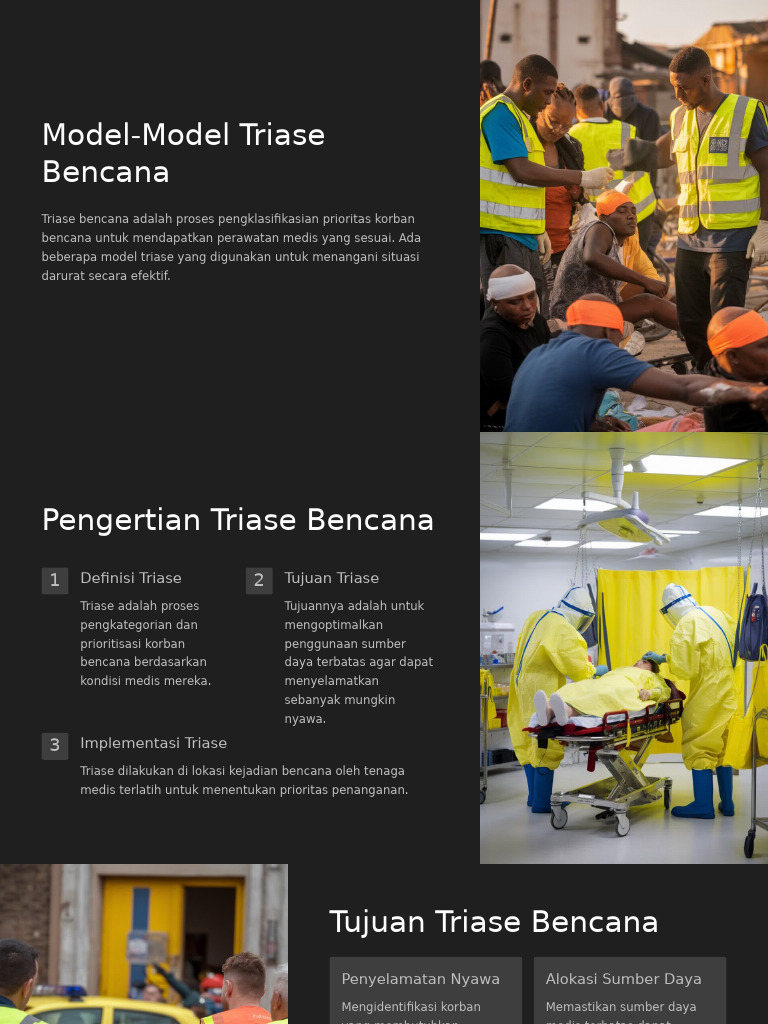 Model Model Triase Bencana | PDF