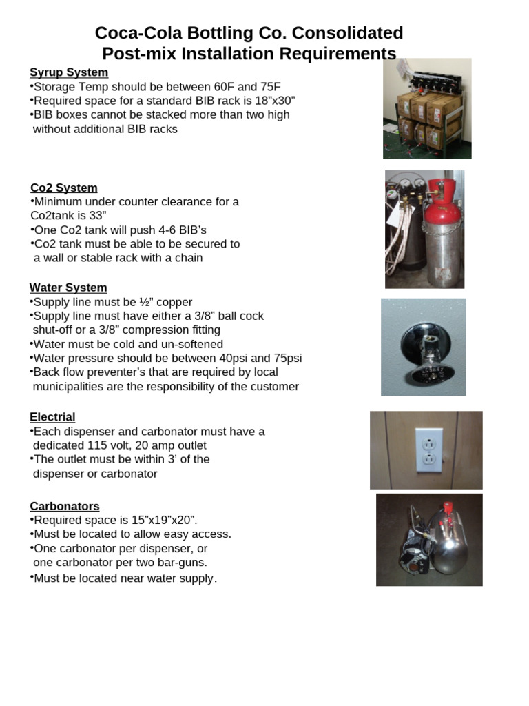 Post-Mix Installation Guidelines | PDF
