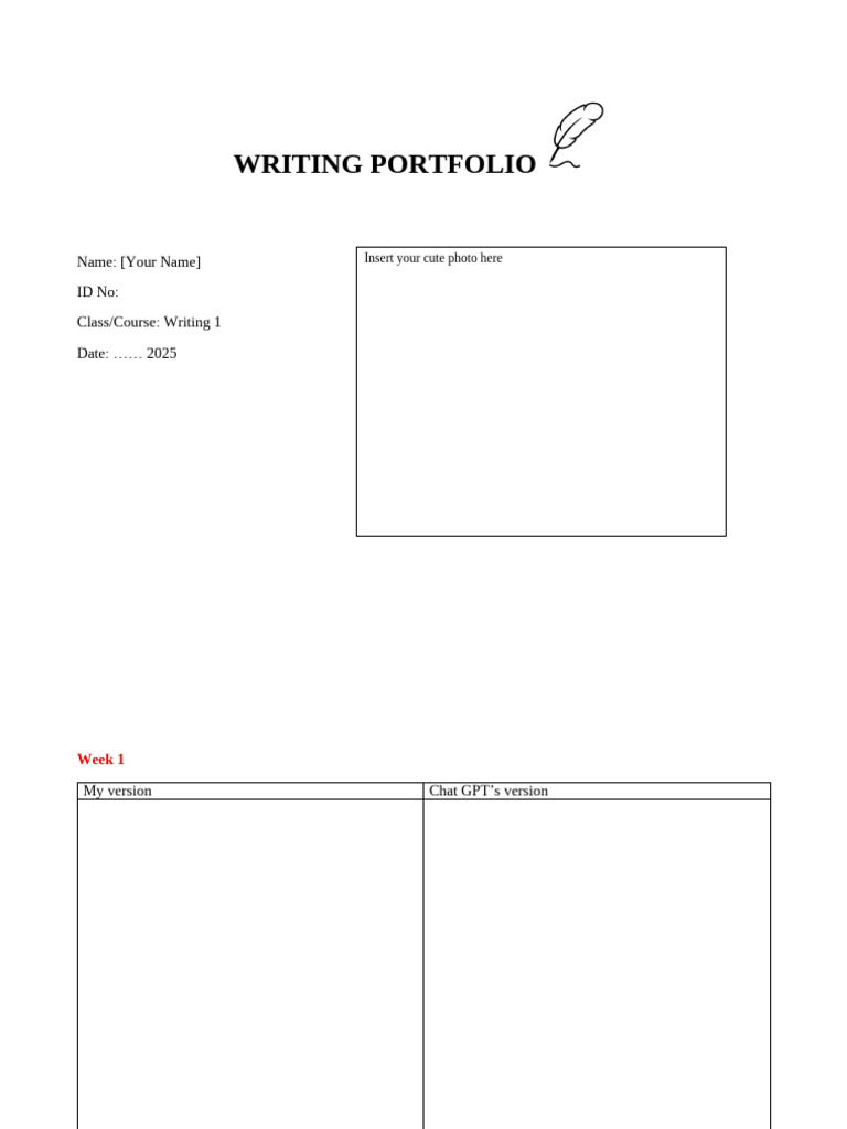 Portfolio Writing1 k21 | PDF